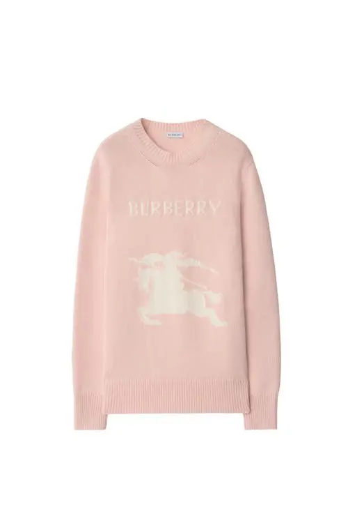 Burberry Wool Cashmere Sweater - Bouquet Pink