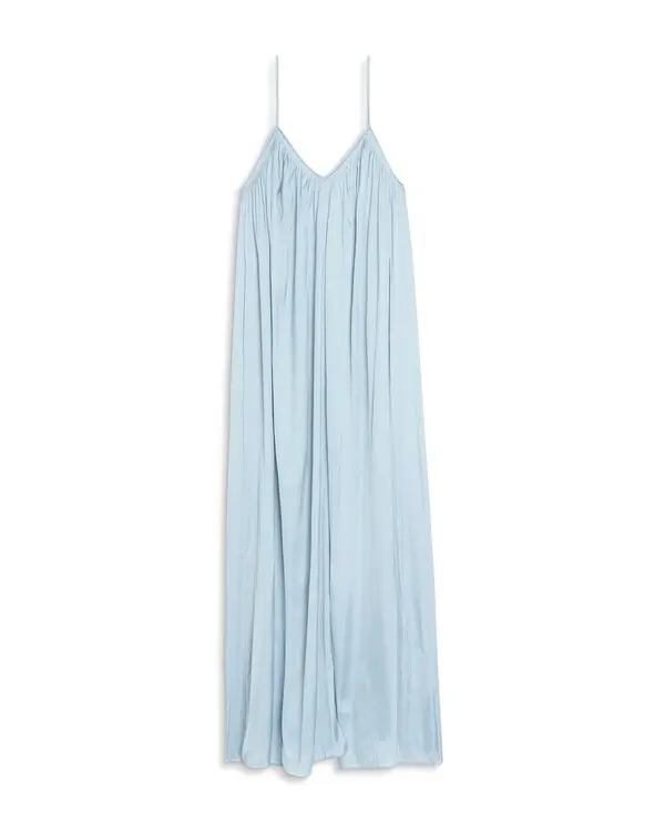 Zadig&Voltaire Ristym Satin Maxi Dress - Sky
