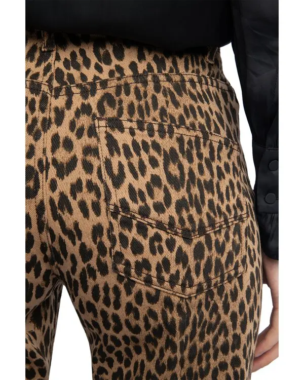 Zadig&Voltaire Evy High-rise Leopard Print Jeans