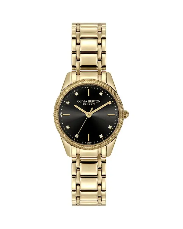 OLIVIA BURTON Egerton 28mm Watch - Black/gold
