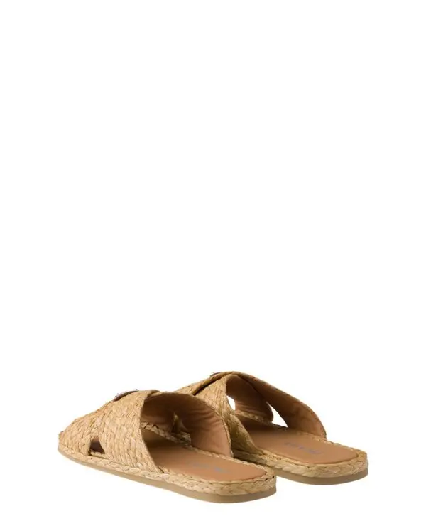 Prada Raffia Sandals