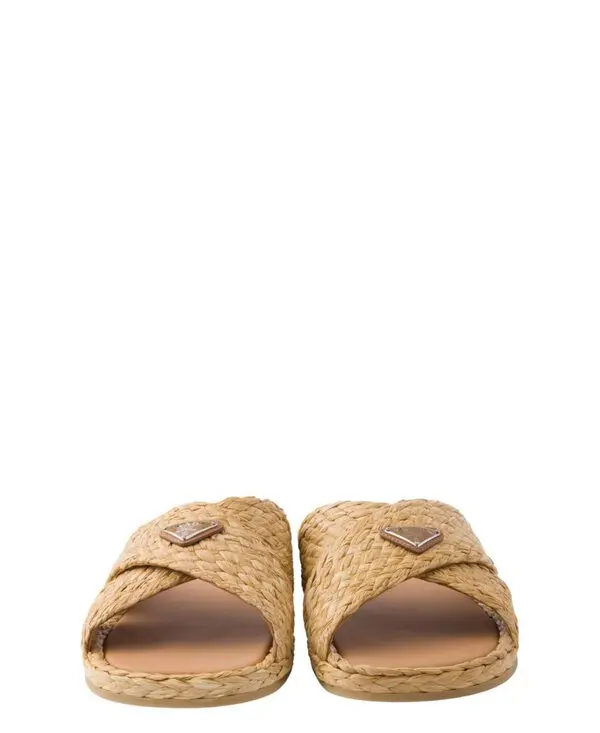 Prada Raffia Sandals