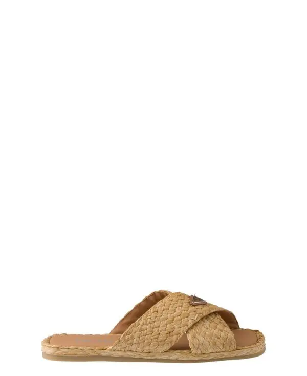 Prada Raffia Sandals