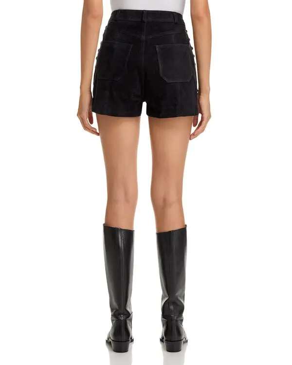 Cinq À Sept Studded Suede Shannon Shorts