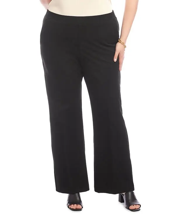 Karen Kane Emily Straight Leg Pants - Black