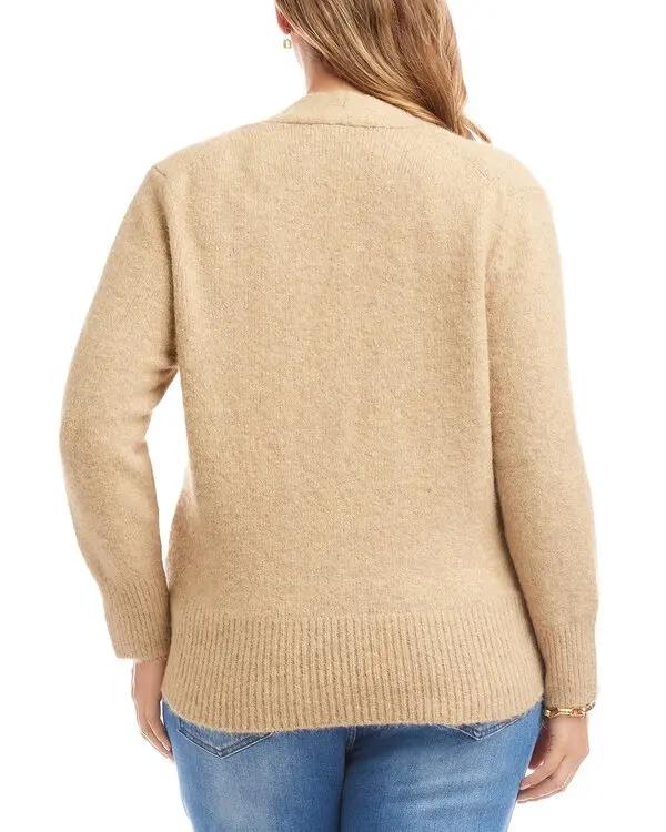Karen Kane Wrap Sweater - Wheat