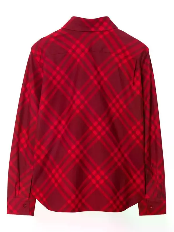 Burberry Check-pattern Cotton Shirt
