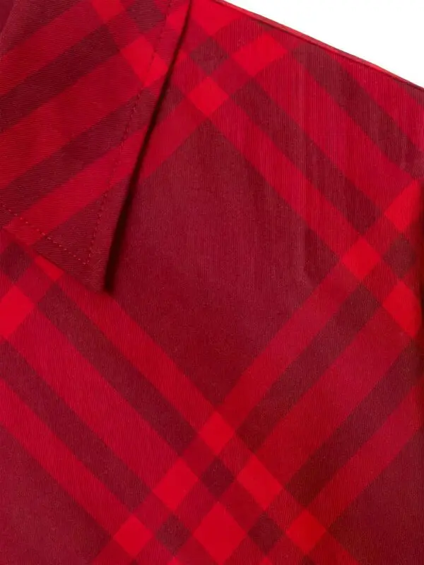 Burberry Check-pattern Cotton Shirt