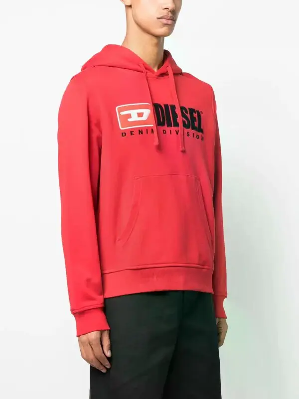 DIESEL® Logo-patch Cotton-blend Hoodie