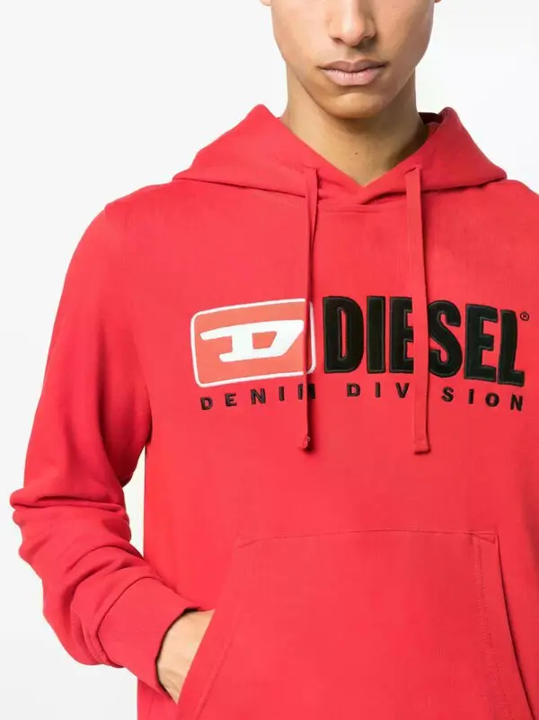 DIESEL® Logo-patch Cotton-blend Hoodie