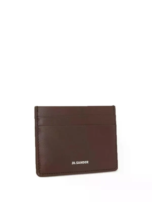 JIL SANDER Logo-print Leather Cardholder