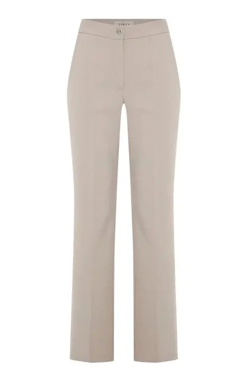 THEO THE LABEL Daphne High-waist Straight Leg Pants