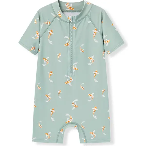 MILKBARN Zipper Shortall Swimsuit - Swimming Koi