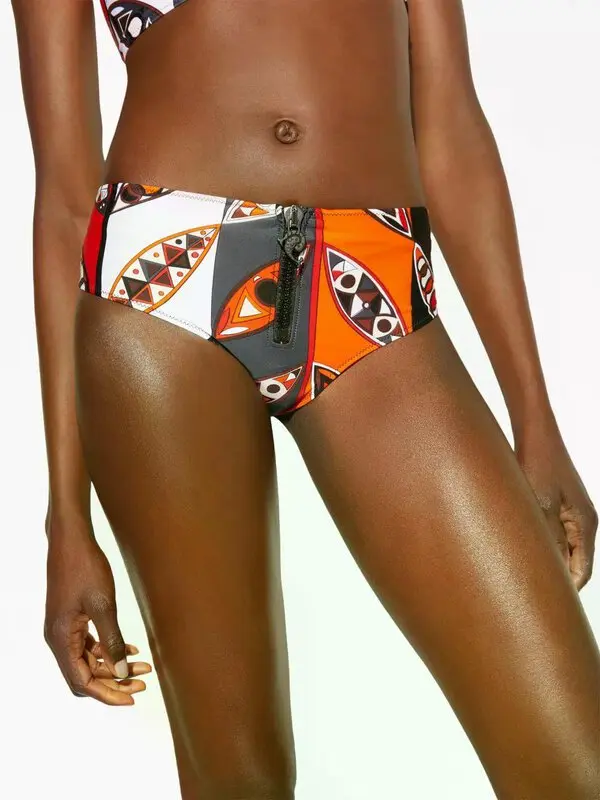 Emilio Pucci Graphic-print Bikini Bottom