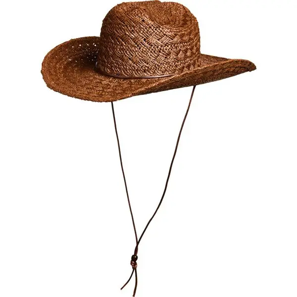 Lack Of Color Phoenix Straw Cowboy Hat - Carob