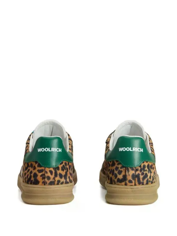 Woolrich Leopard-print Stripe Sneakers