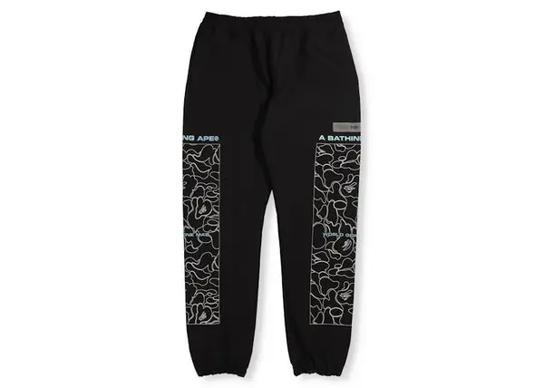 A BATHING APE Rip Stop Track Pants