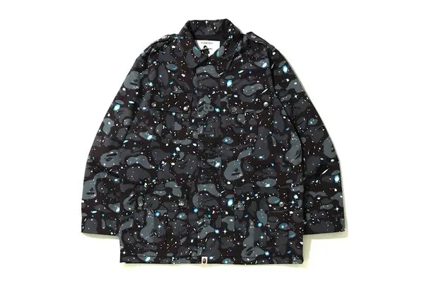 A BATHING APE Space Camo Military Jacket
