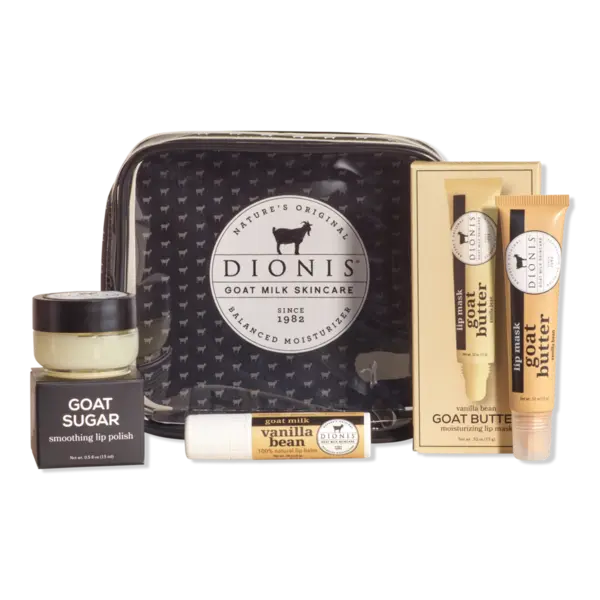 DIONIS GOAT MILK SKINCARE 3 Piece Lip Care Kit Vanilla Bean - One-color