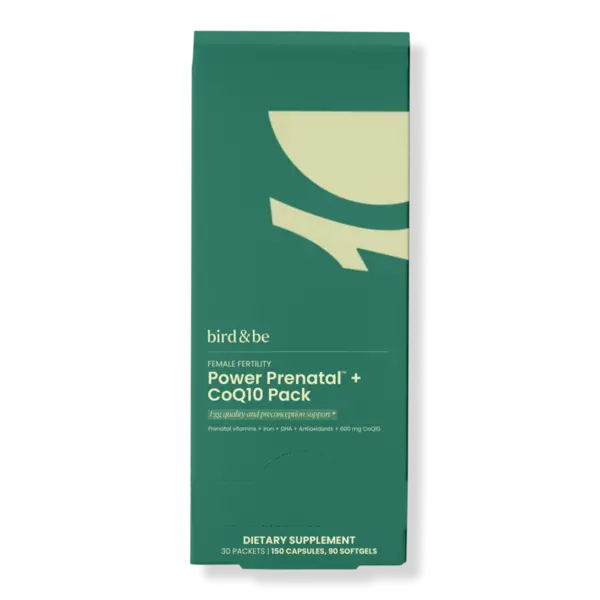 BIRD&BE Female Fertility Power Prenatal + Coq10 Pack - One-color