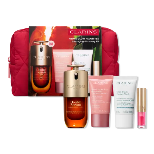 Clarins Firm & Glow Anti Aging Skincare Set - One-color