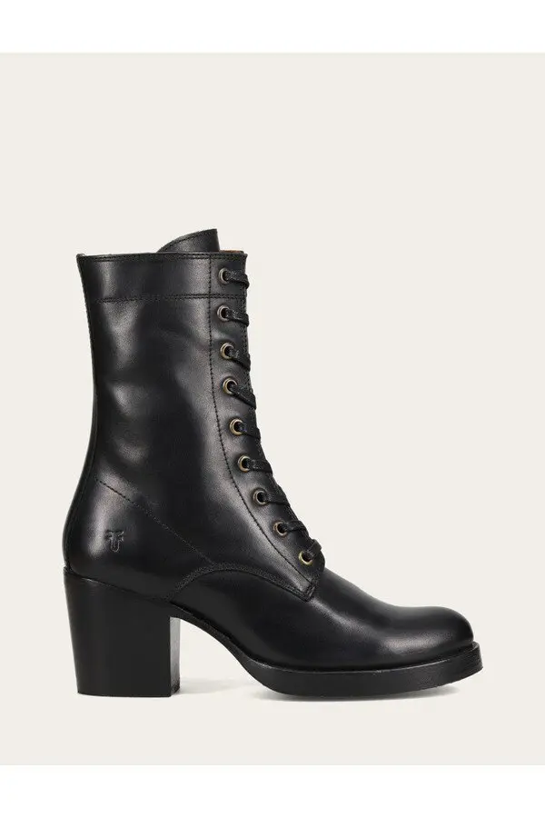 THE FRYE COMPANY Jean Lace-up Boots - Black