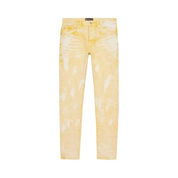 PURPLE BRAND Low Rise Skinny Jeans - Yellow