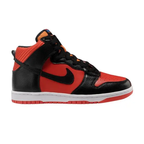 Nike Dunk High Top Sneakers - Red