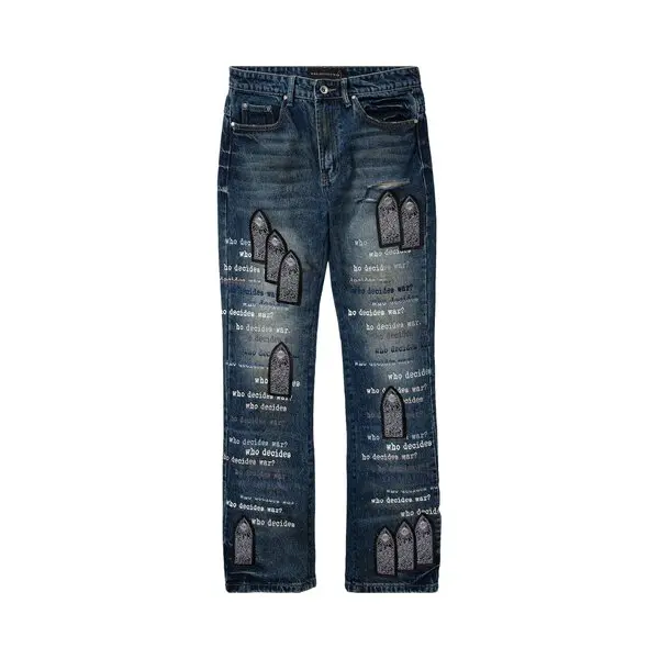 WHO DECIDES WAR BY EV BRAVADO Scripture Denim
