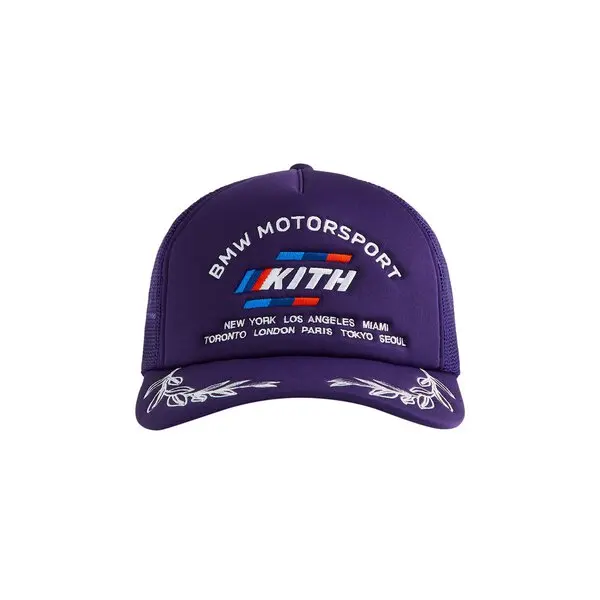 Kith X Bmw M Nolan Trucker Cap - Purple