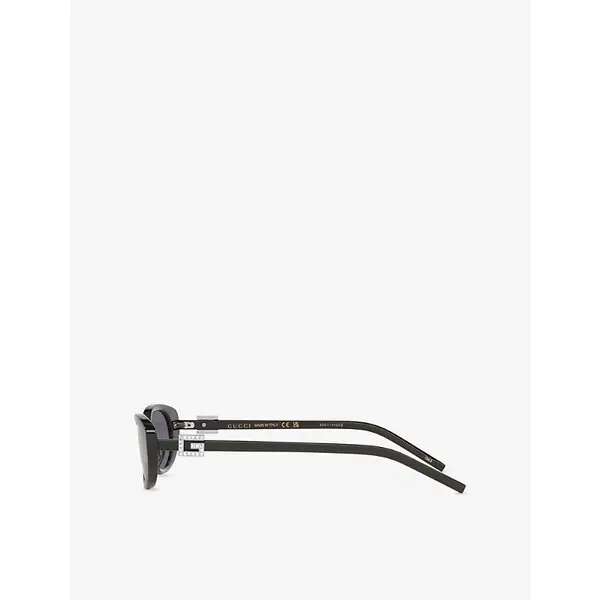 Gucci Gg1680s Cat-eye Sunglasses - Black