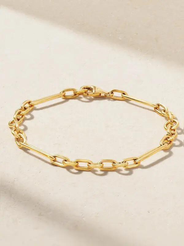 FOUNDRAE Small Mixed Clip 18-karat Bracelet - Gold