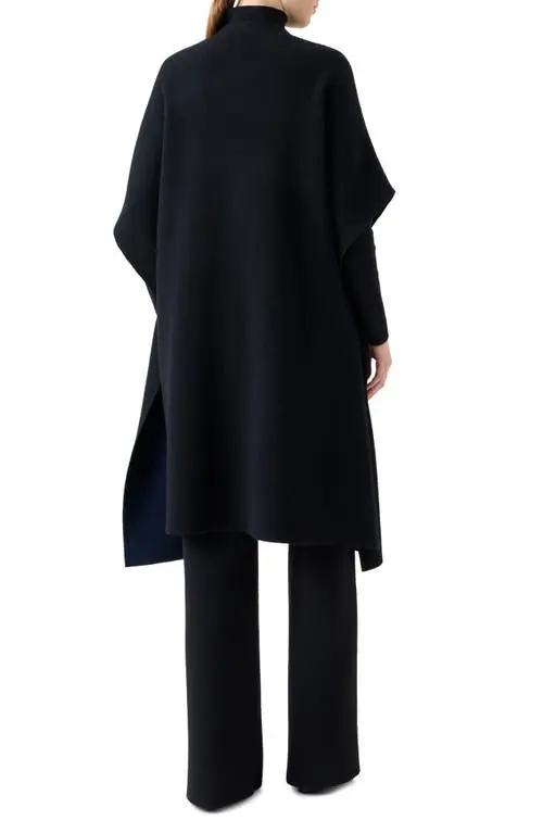 Akris Reversible Double Face Cashmere Cape