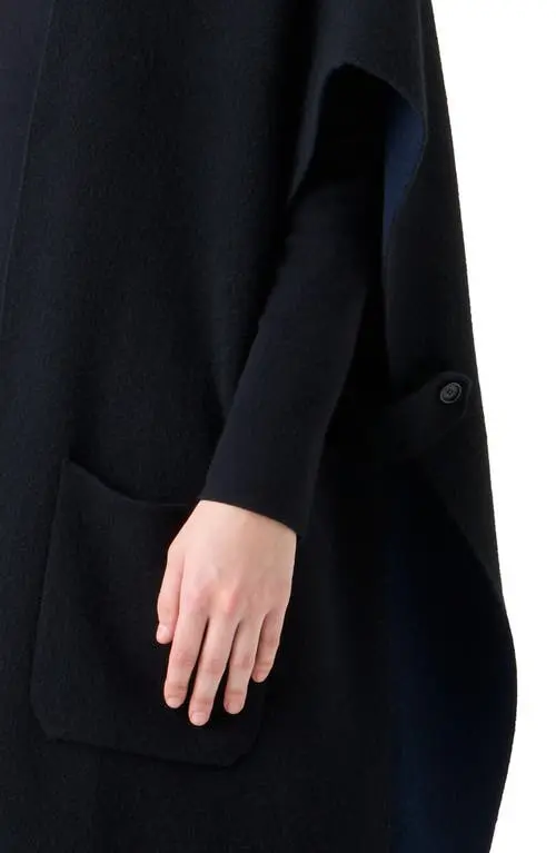 Akris Reversible Double Face Cashmere Cape