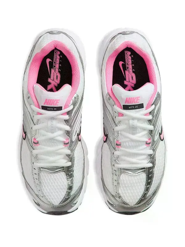 Nike Max Moto 2k Pink Spell Sneakers - White