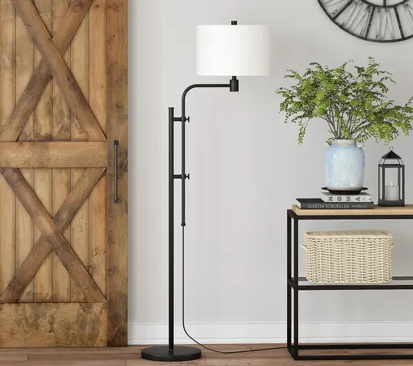 HUDSON&CANAL Polly Height-adjustable Floor Lamp - One-color