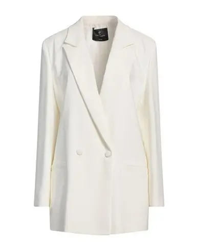 CRISTINAEFFE Crepe Double-breasted Blazer