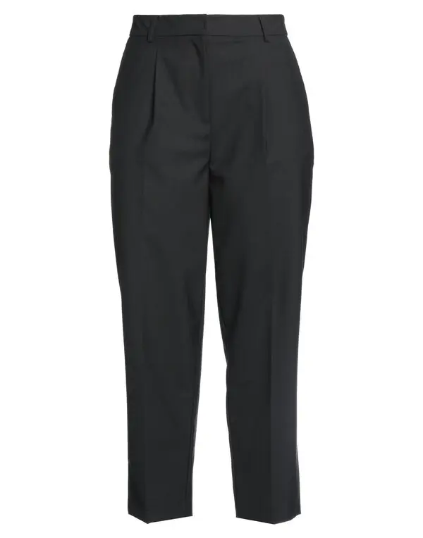 SEMICOUTURE Tapered High Waisted Pants - Black