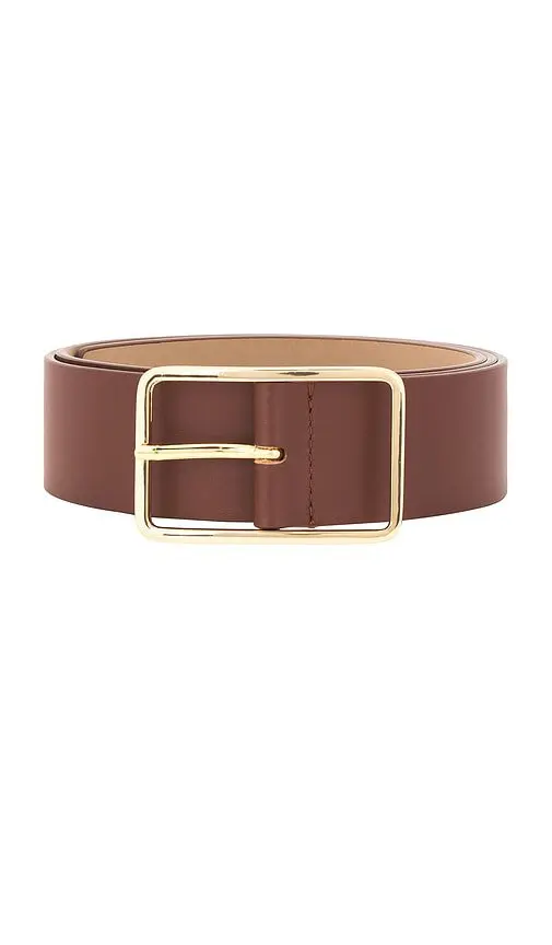 B-low The Belt Milla Leather Belt With Gold-tone Buckle - Brown
