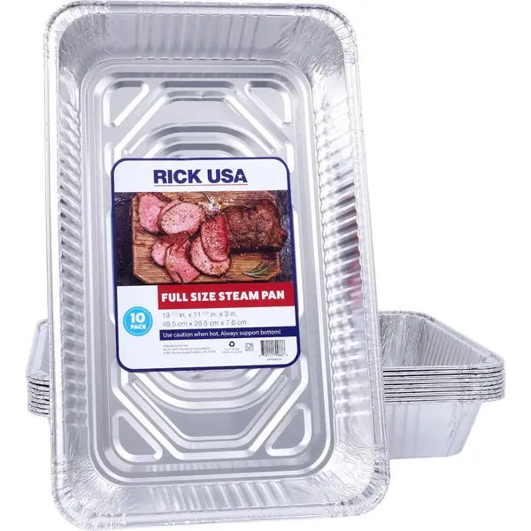 RICK USA Full Foil Pans 10-pack