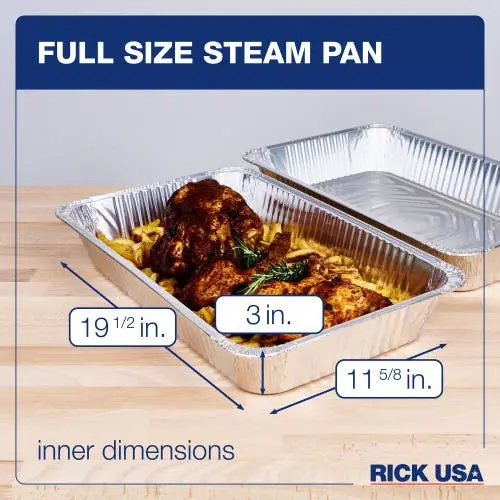 RICK USA Full Foil Pans 10-pack