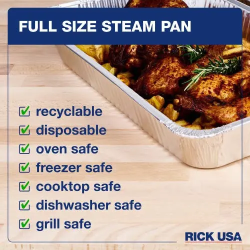 RICK USA Full Foil Pans 10-pack