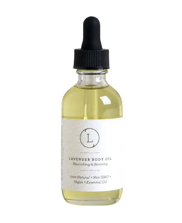 LIZUSH Lavender Body Oil - Clear