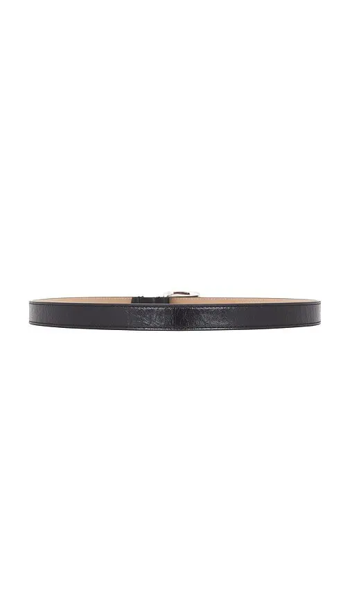 B-low The Belt Aiden Rugous Belt - Black & Silver