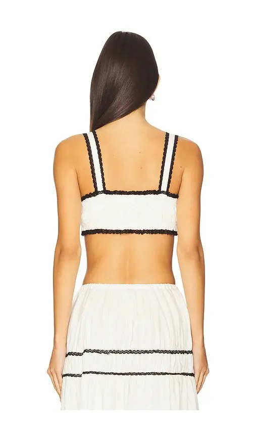 WeWoreWhat Ruched Crop Top