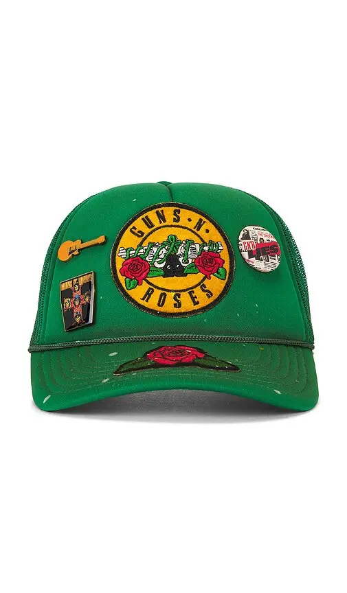 MadeWorn Guns N Roses Trucker Hat - Green