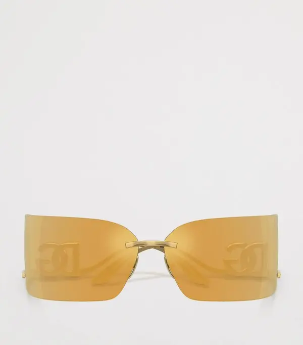 Dolce & Gabbana Metal Sunglasses - Gold