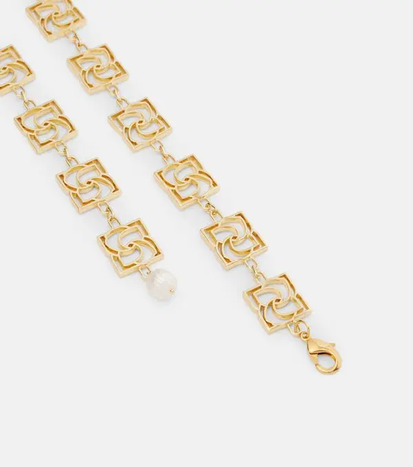 Magda Butrym Faux Pearl Chain Belt