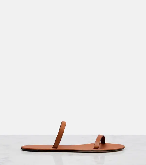 THE ROW Helena Leather Sandals