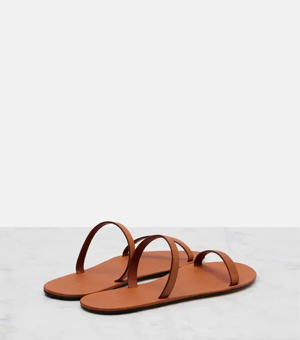 THE ROW Helena Leather Sandals